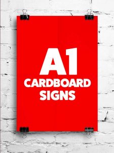 NEW - A1 Cardboard Signs Printing in Tallaght Dublin [ FREE DELIVERY ]
